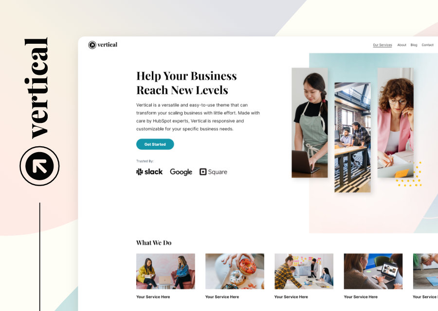 CMS HubSpot Theme Vertical | Lynton Creative Portfolio