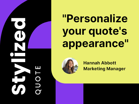 Stylized Quote Module by Lynton