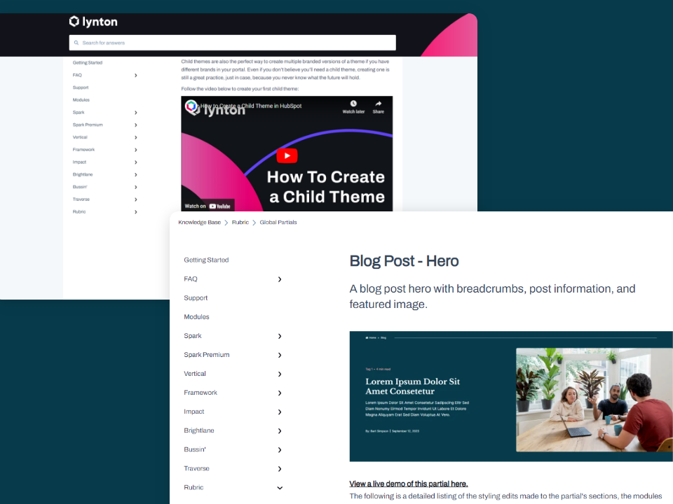 Rubric Theme by Lynton